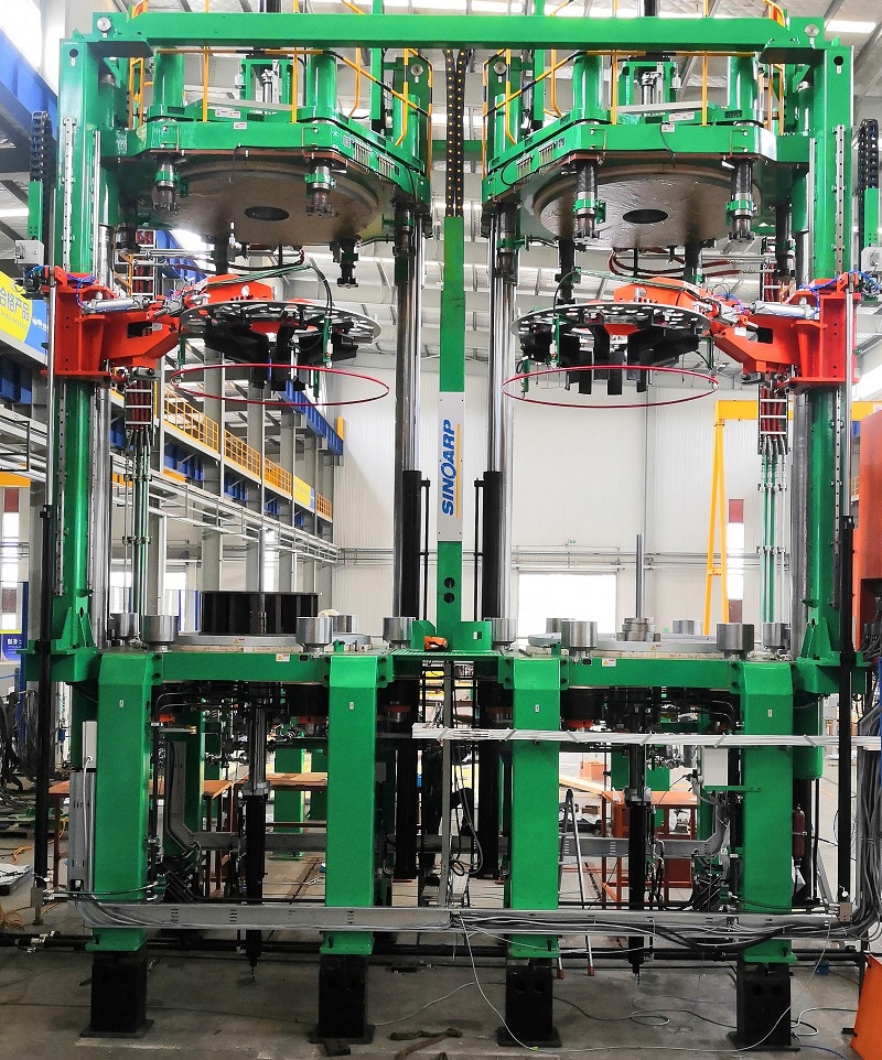SinoArp introduces "new type" of tire-curing press | European Rubber ...
